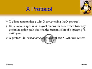 The X Window System Graphical User Interface | PPT