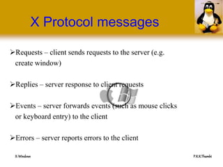 The X Window System Graphical User Interface | PPT