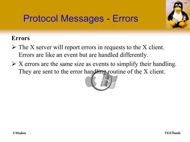 The X Window System Graphical User Interface Ppt