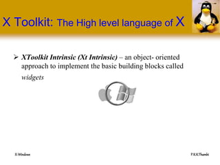 The X Window System Graphical User Interface | PPT