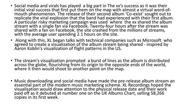 The xx – independent label case study | PPT