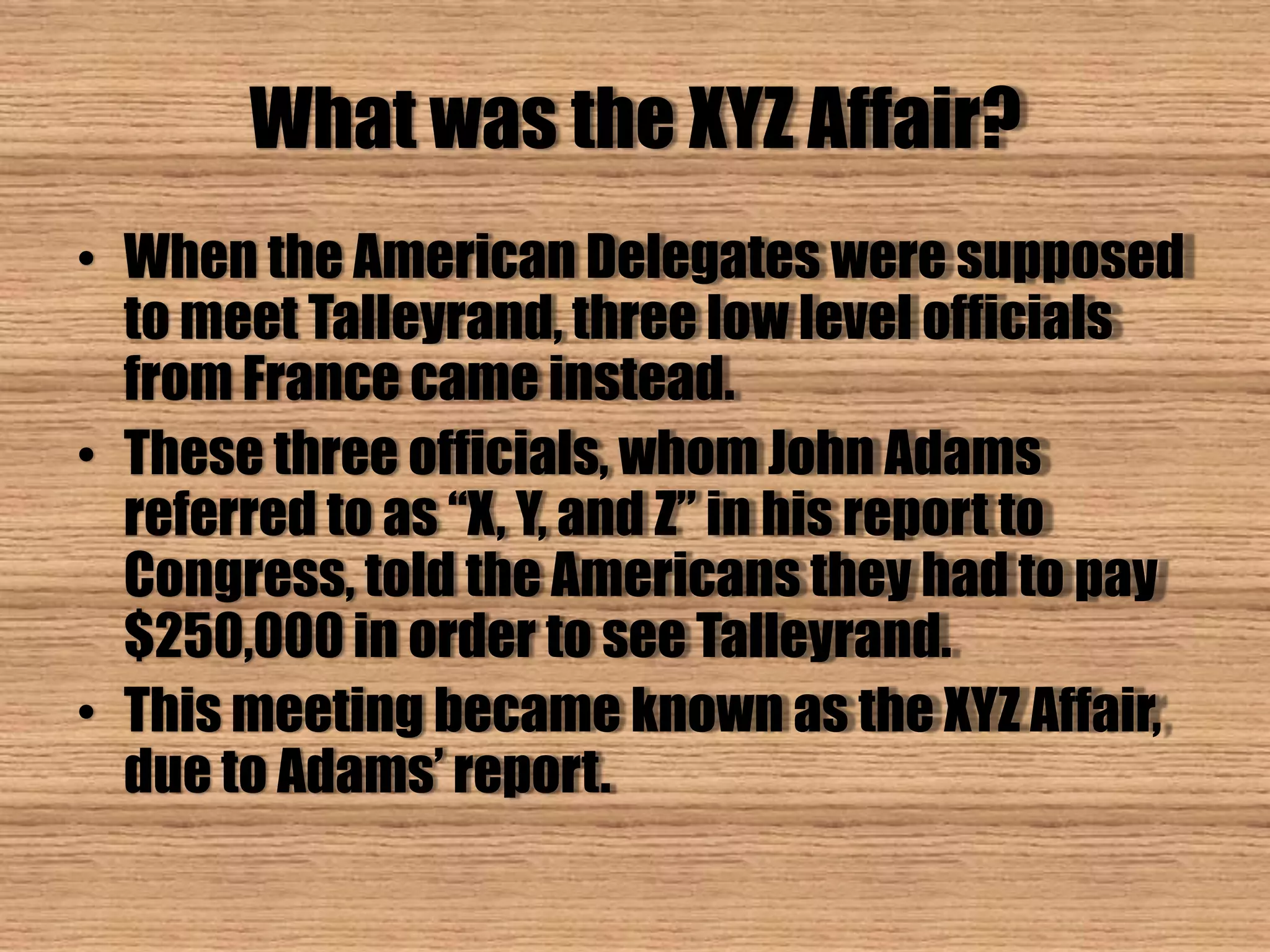 The XYZ affair | PPT | Free Download
