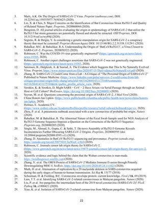 Riset Virus Corona Diduga Buatan Manusia | PDF