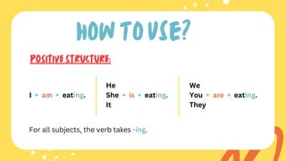 Present Progressive Tense in English grammar | PDF