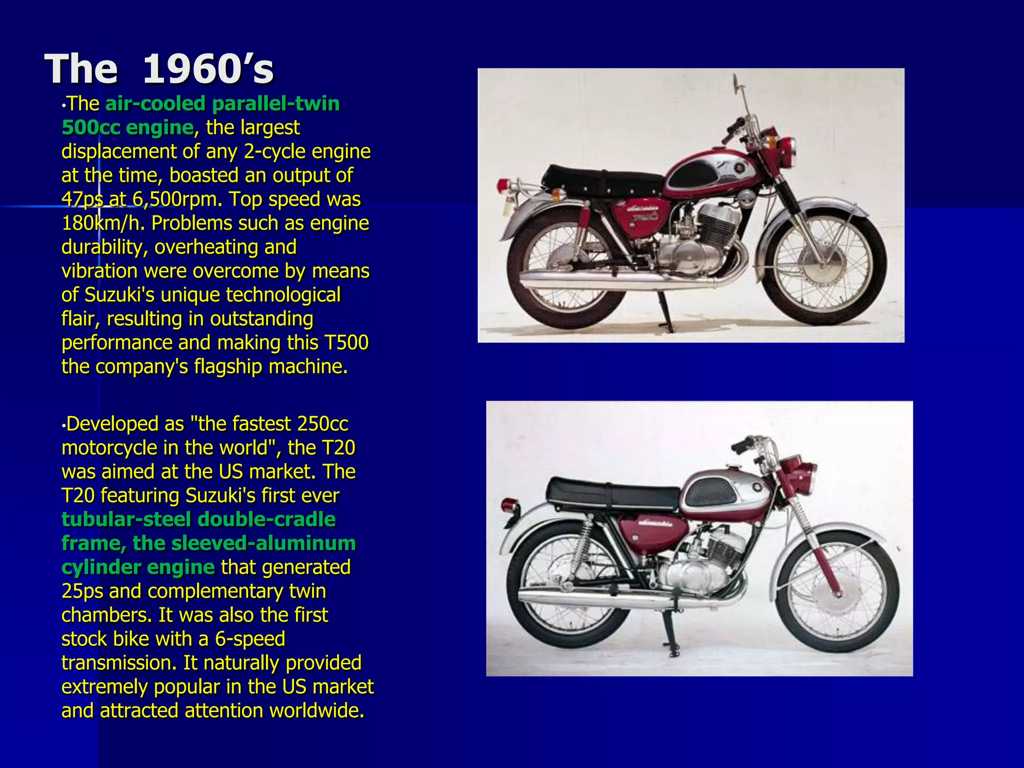 The years of motorcycles | PPTX