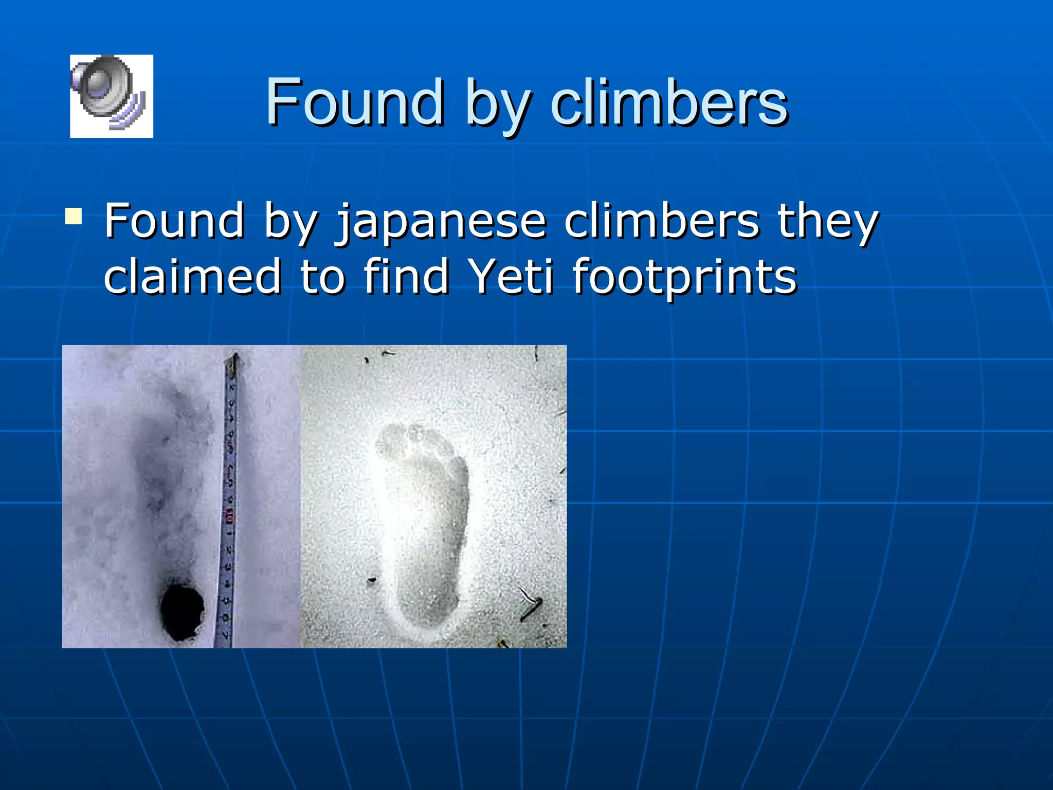 yeti the abominable snowman | PPT