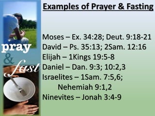 Prayer and Fasting: They Go Together | PPTX