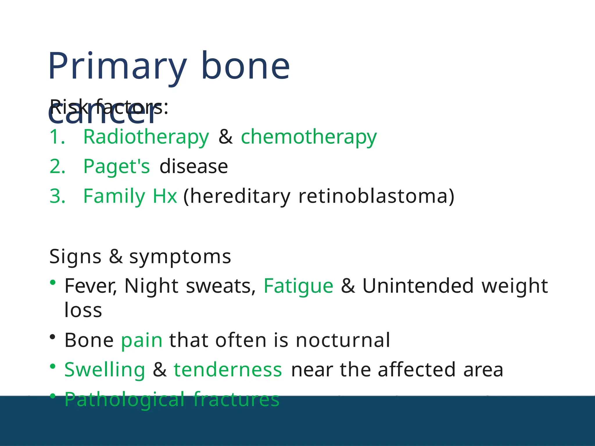 They often occur in areas of rapid bone growth..pptx