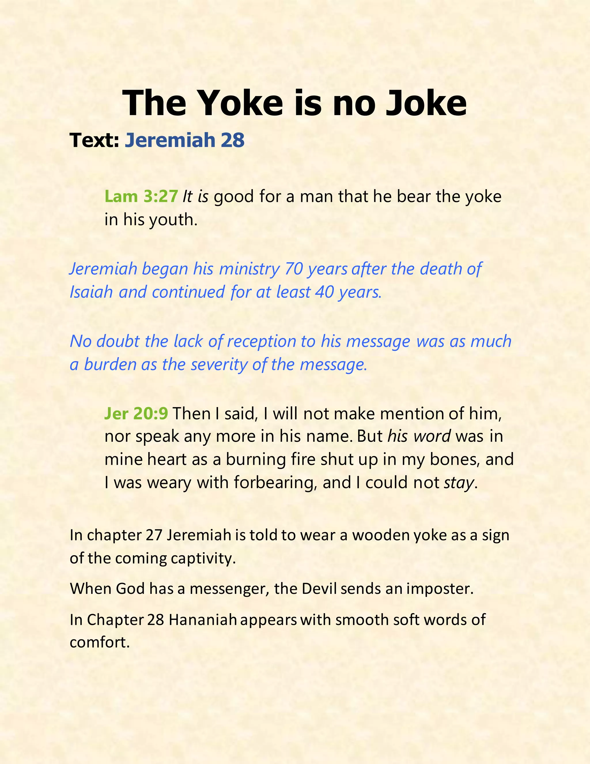 The Yoke is no Joke | DOCX