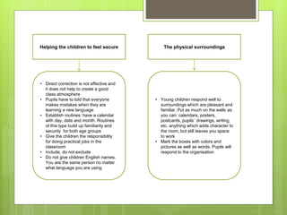 The young language learner | PPTX