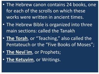 The youth and the bible basics | PPTX