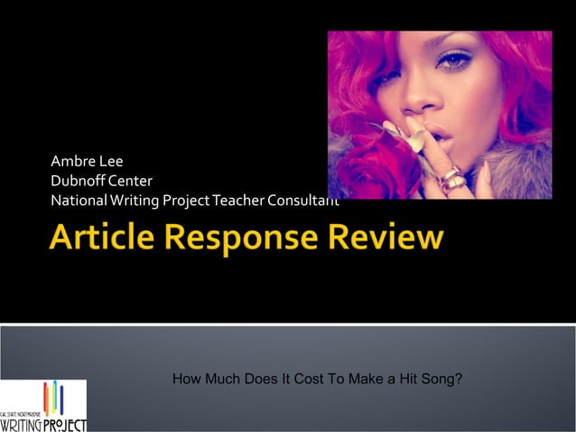 They say i say article response | PPT