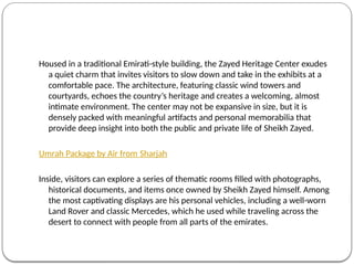 The Zayed Heritage Center Abu Dhabi UAE.pptx