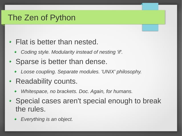 The Zen of Python | PPT