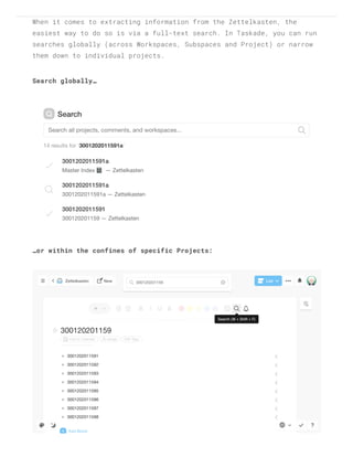 The Zettelkasten Method for Distributed Teams | PDF | Science