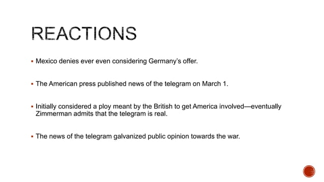 The zimmerman note | PPTX