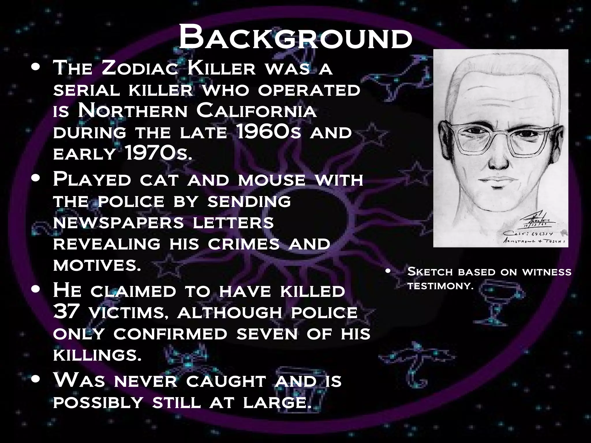 The zodiac killer | PPT