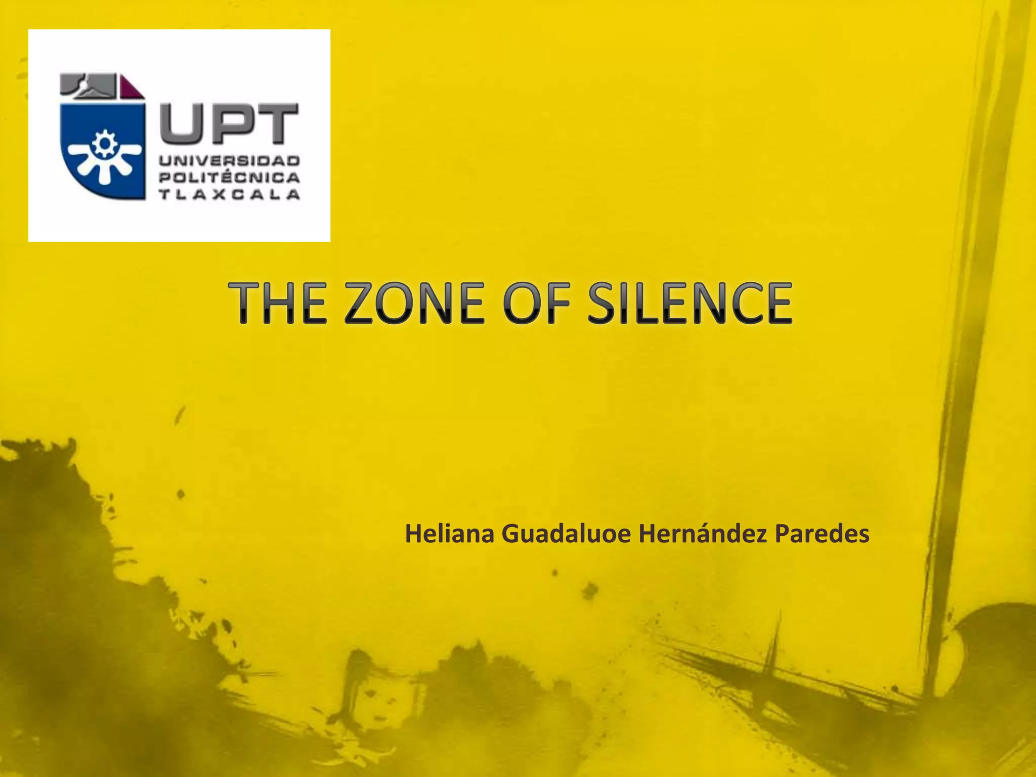 The zone of silence | PPTX