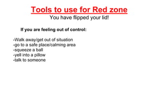 Zones of Regulation | Alex Noudelman | PPTX
