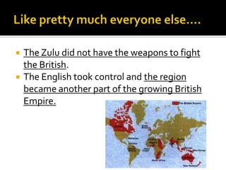 The zulu wars | PPTX