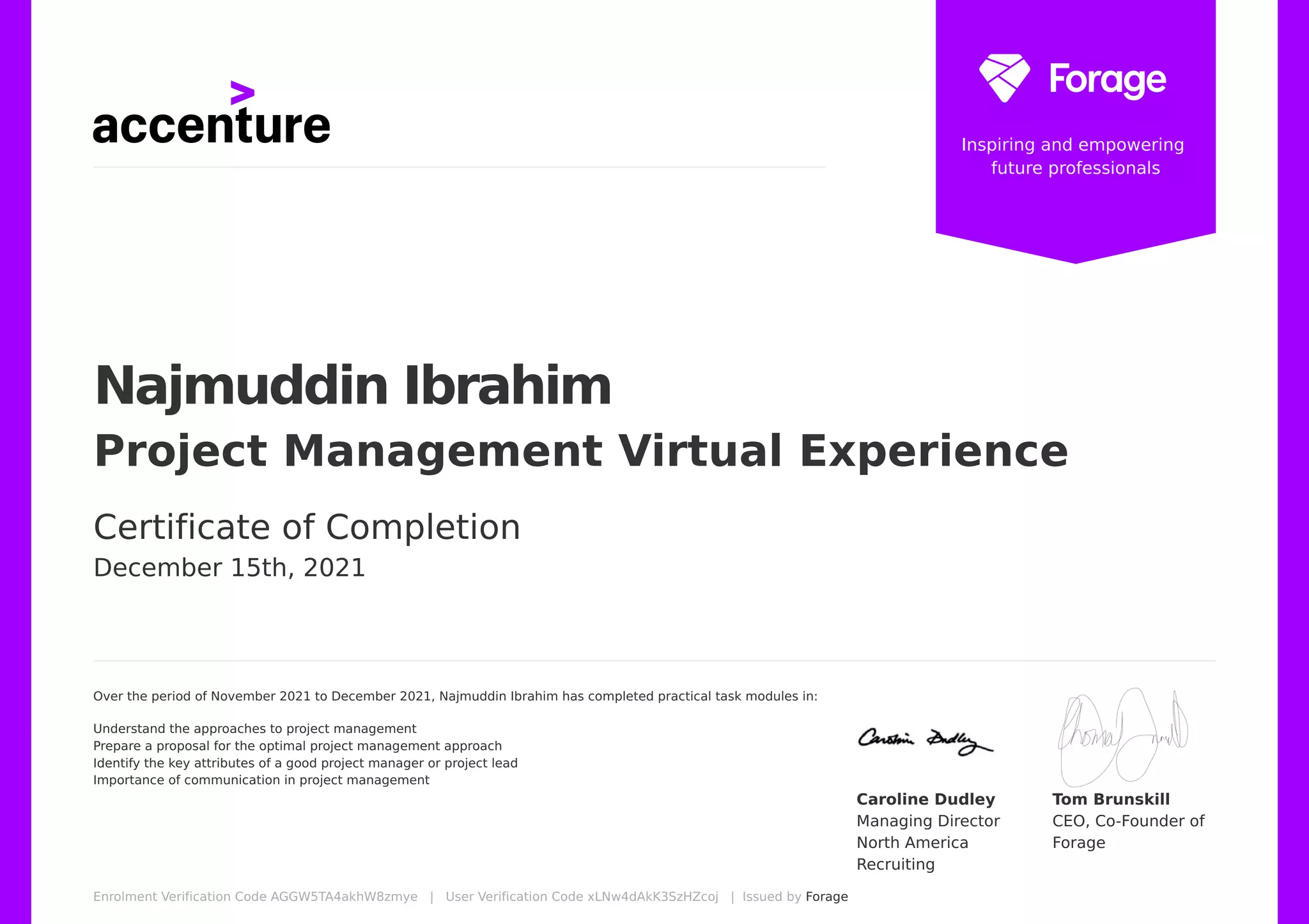 accenture_completion_certificate | PDF | Technology & Computing