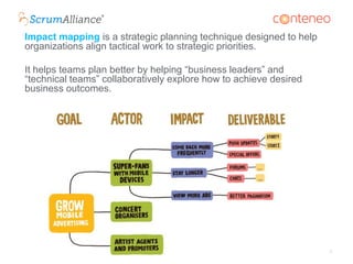 Scrum Alliance Webinar: Impact Mapping | PDF