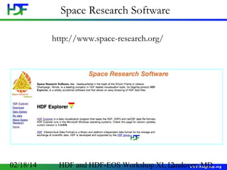 HDF Explorer Update and demo | PPT