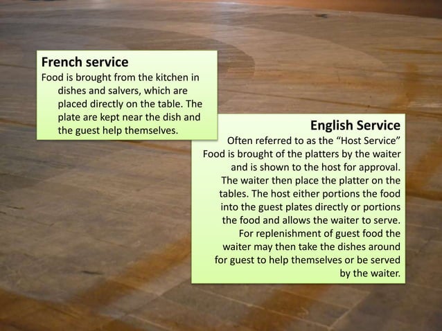 Food and Beverage Definition | PPT