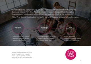 Essential Guide to Think One Team | PDF