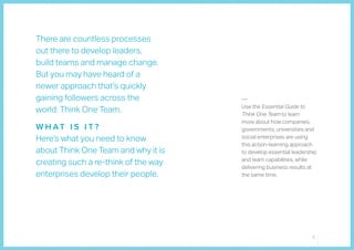 Essential Guide to Think One Team | PDF