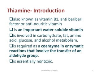 Thiamine | PPTX