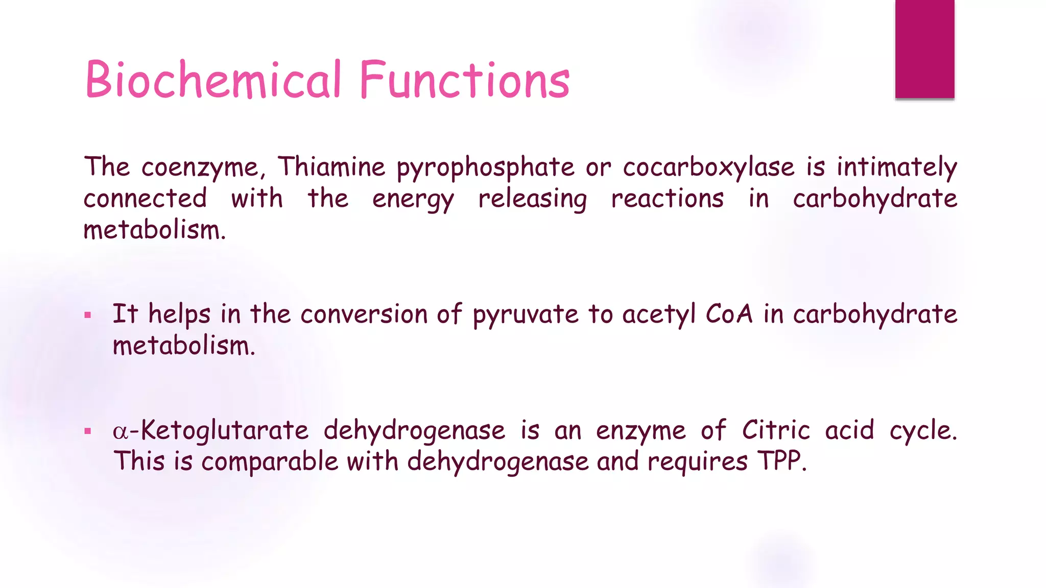 Thiamine | PPTX