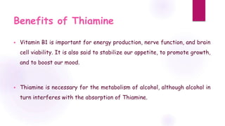 Thiamine | PPTX
