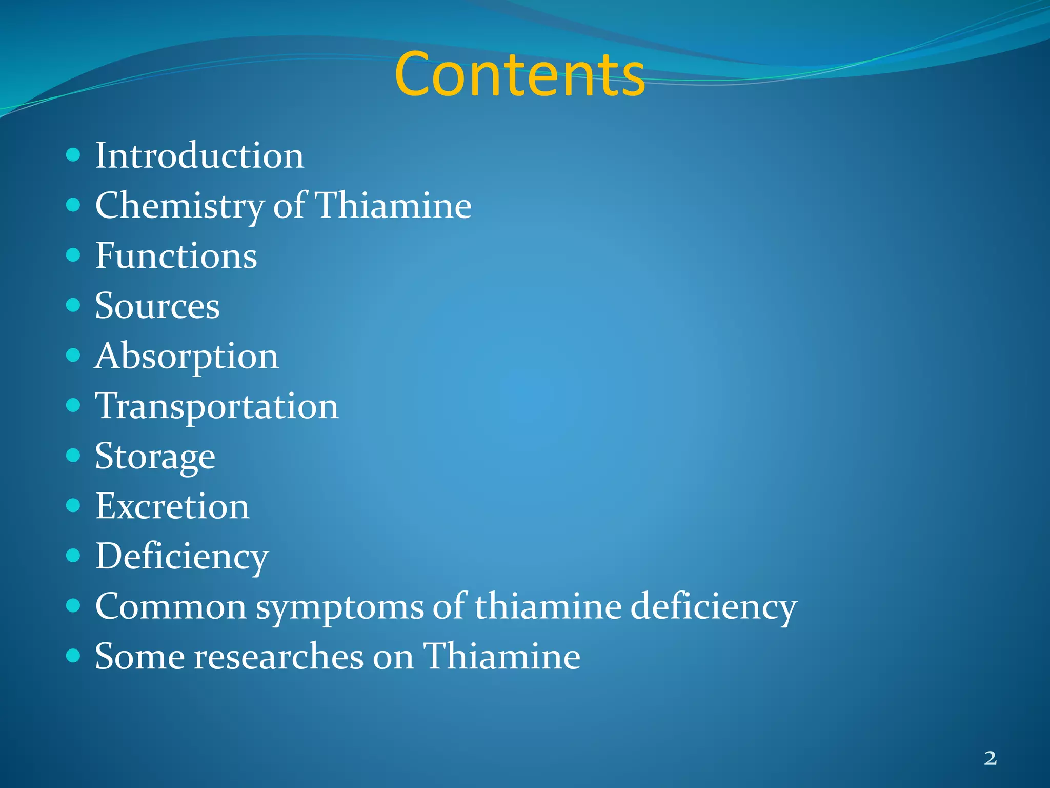 Thiamine | PPTX