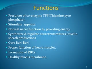 Thiamine | PPTX