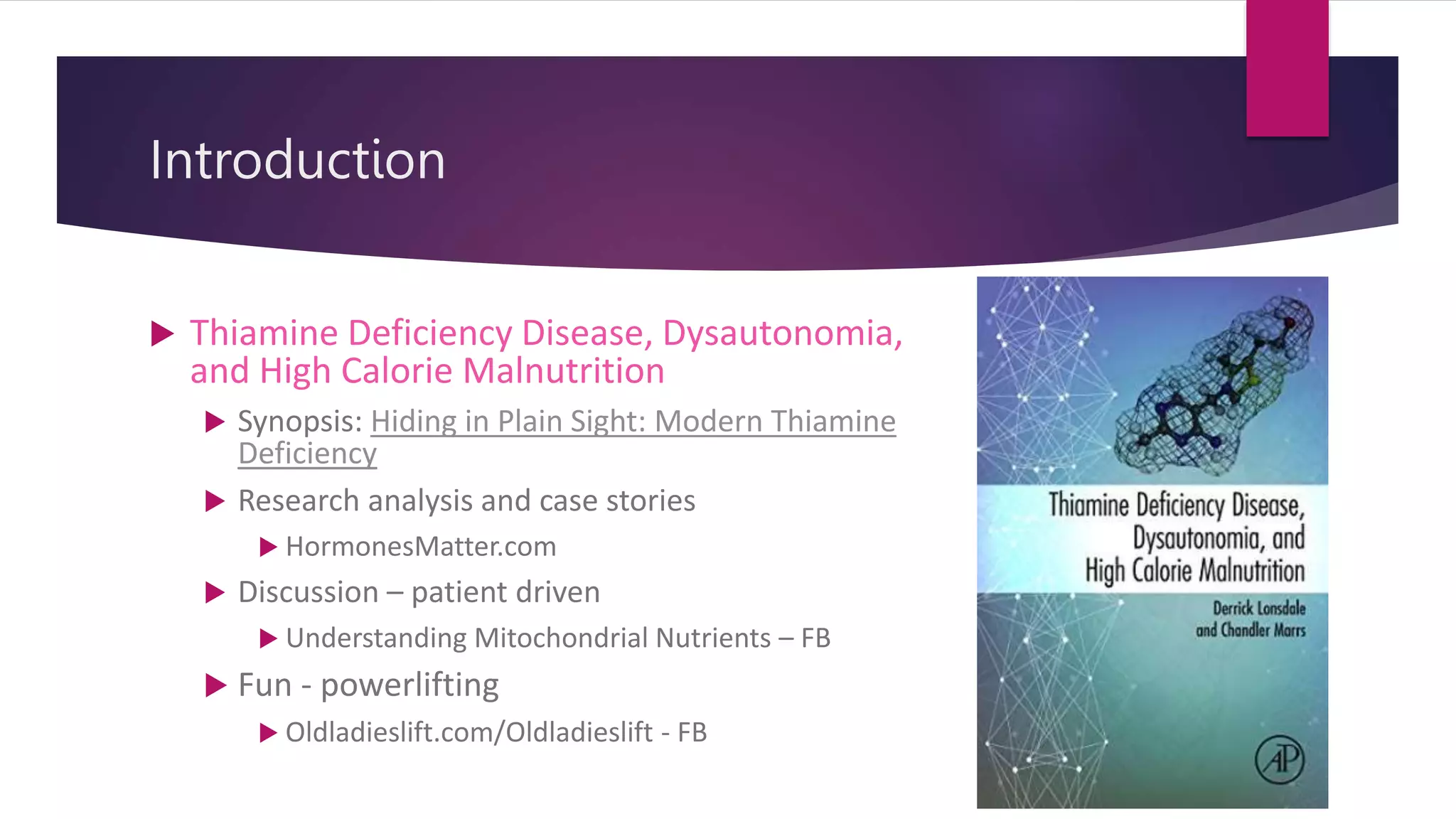 Thiamine and the energy to heal.pptx