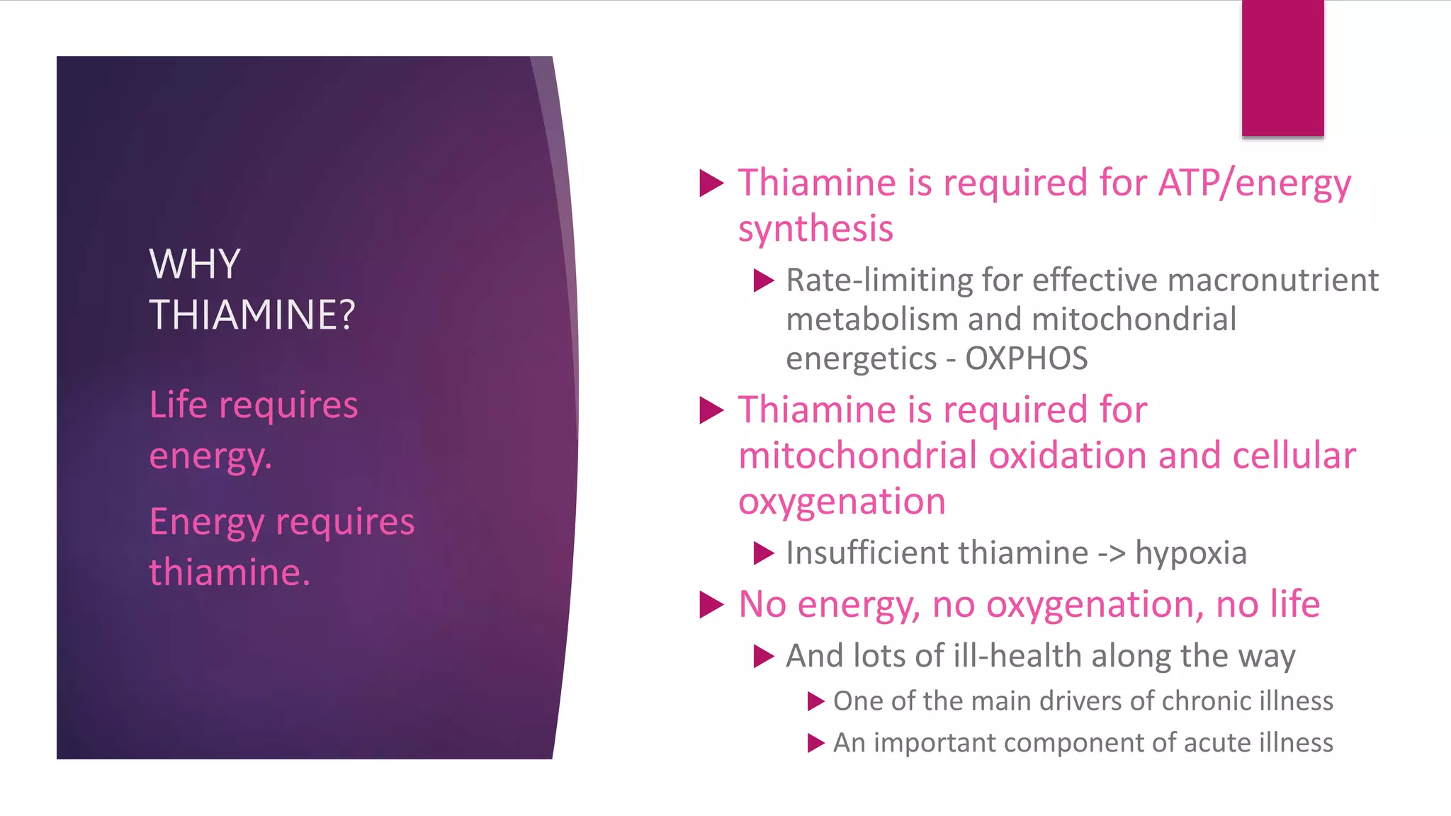 Thiamine and the energy to heal.pptx