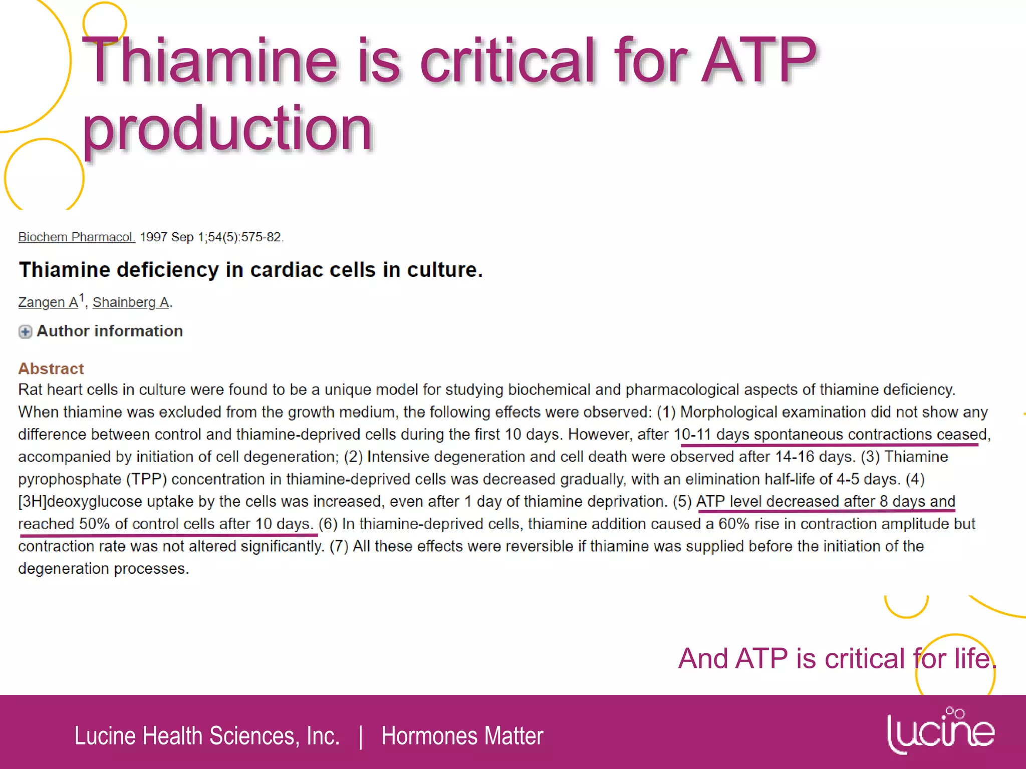 Thiamine Deficiency Disease, Dysautonomia, and High Calorie ...
