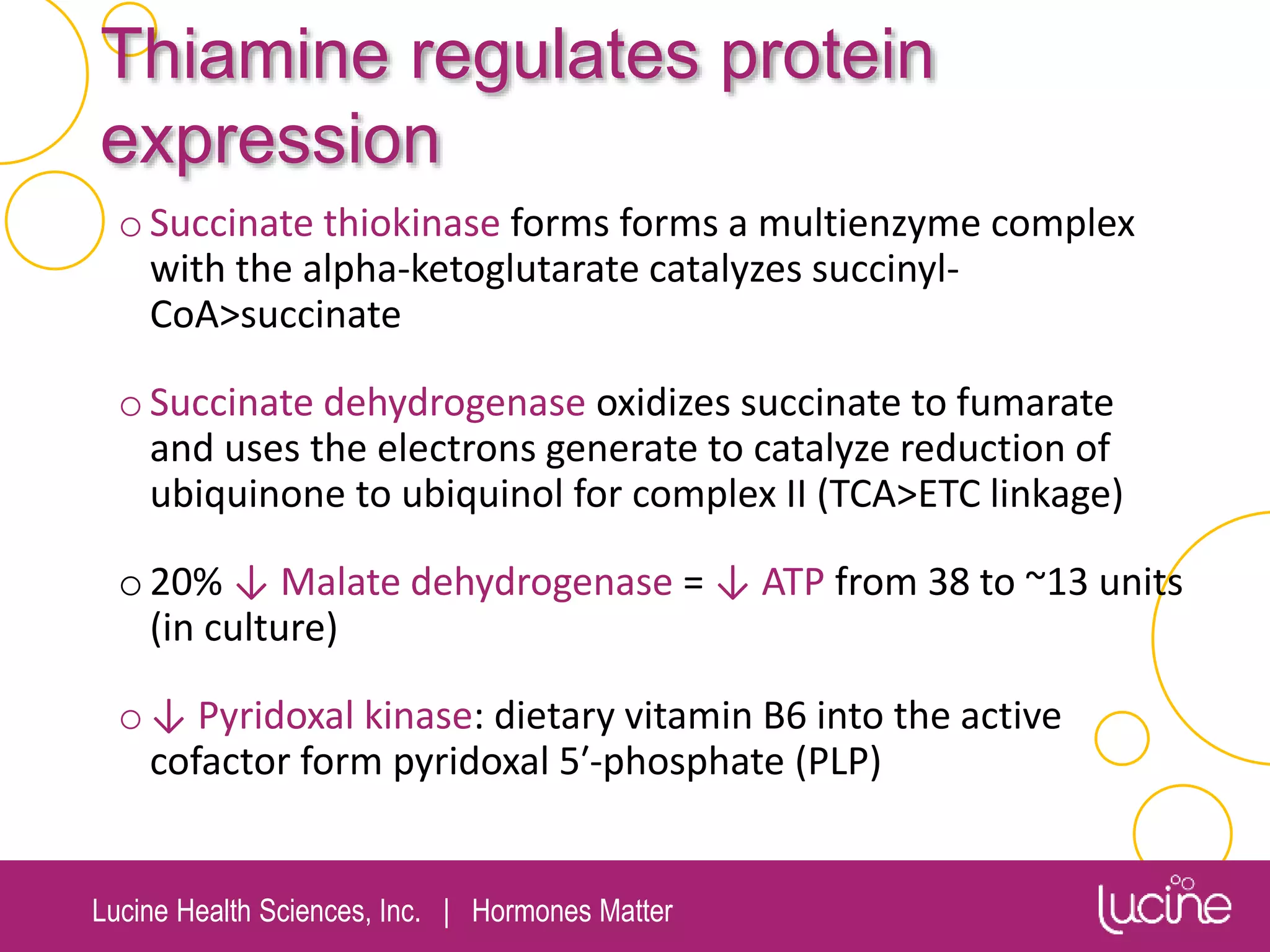 Thiamine Deficiency Disease, Dysautonomia, and High Calorie ...