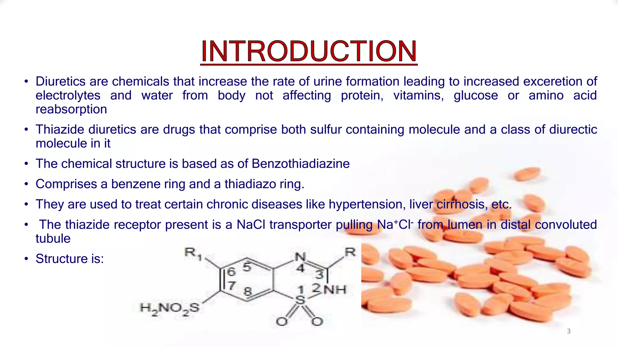 Thiazide diuretics | PPTX