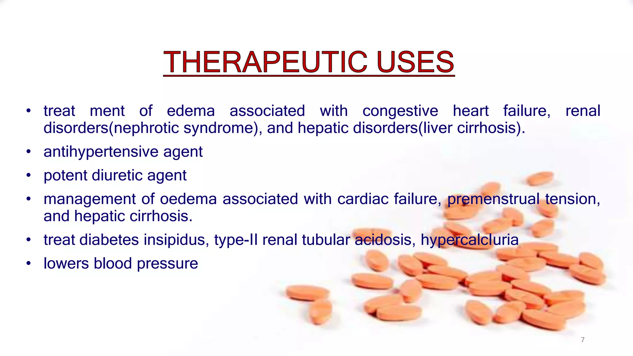 Thiazide diuretics | PPTX
