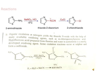 Thiazole preparation., Chemical reaction and medicinal uses | PPTX