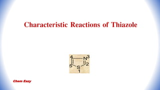 Thiazole - Synthesis of Thiazole - Reactions of Thiazole - Medicinal ...