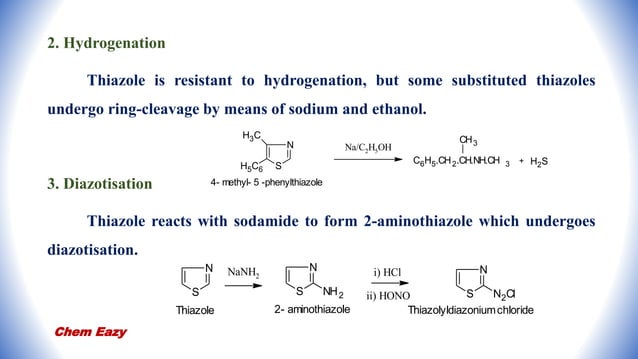 Thiazole - Synthesis of Thiazole - Reactions of Thiazole - Medicinal ...
