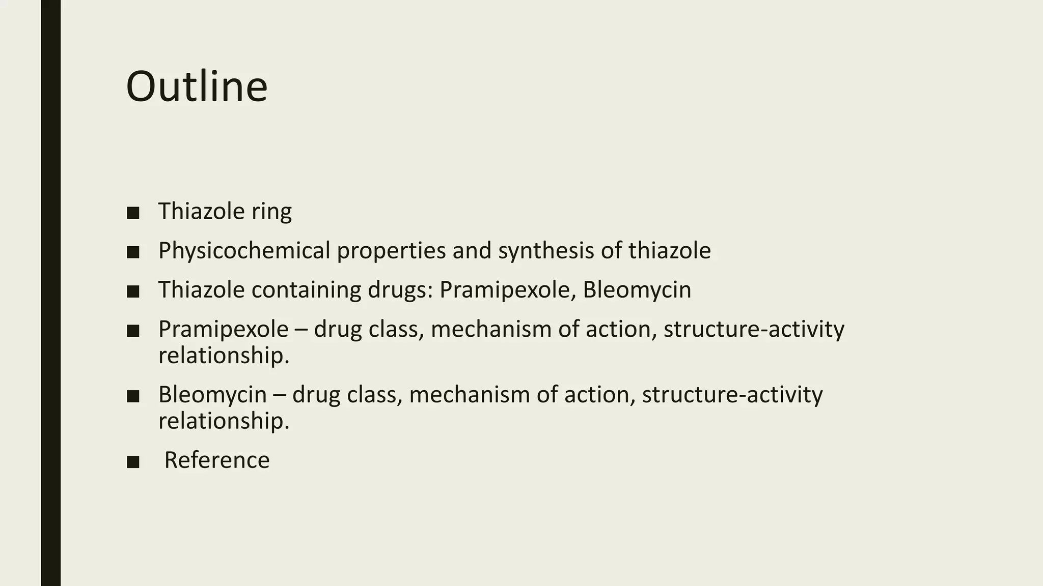 Thiazole and thiazole containing drugs | PPTX