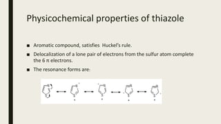 Thiazole and thiazole containing drugs | PPT