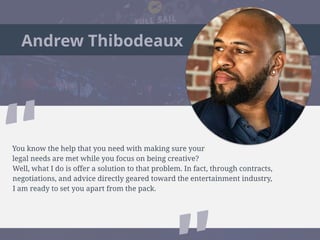 Personal Brand Exploration - Andrew Thibodeaux | PDF