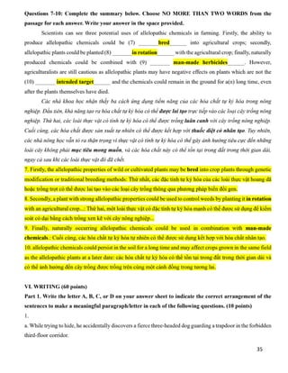 ĐỀ THI CHỌN HSG LỚP 12 THPT, THPT CHUYÊN NĂM HỌC 2024-2025 CÁC TỈNH MÔN TIẾNG ANH (CÓ FILE NGHE ...