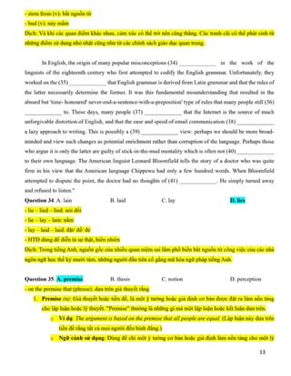 ĐỀ THI CHỌN HSG LỚP 12 THPT, THPT CHUYÊN NĂM HỌC 2024-2025 CÁC TỈNH MÔN TIẾNG ANH (CÓ FILE NGHE ...