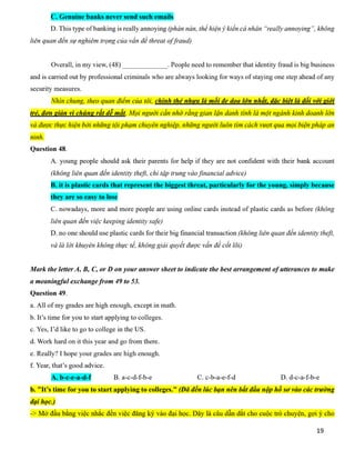 ĐỀ THI CHỌN HSG LỚP 12 THPT, THPT CHUYÊN NĂM HỌC 2024-2025 CÁC TỈNH MÔN TIẾNG ANH (CÓ FILE NGHE ...